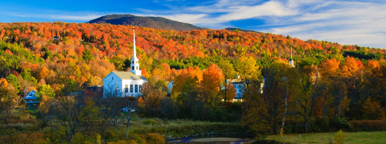 Gli itinerari nello Stato del Vermont
