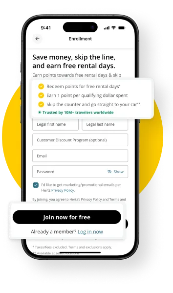 Car Hire App | Easy Car Rental & Booking Application with Hertz