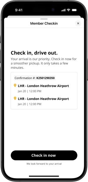 Car Hire App | Easy Car Rental & Booking Application with Hertz